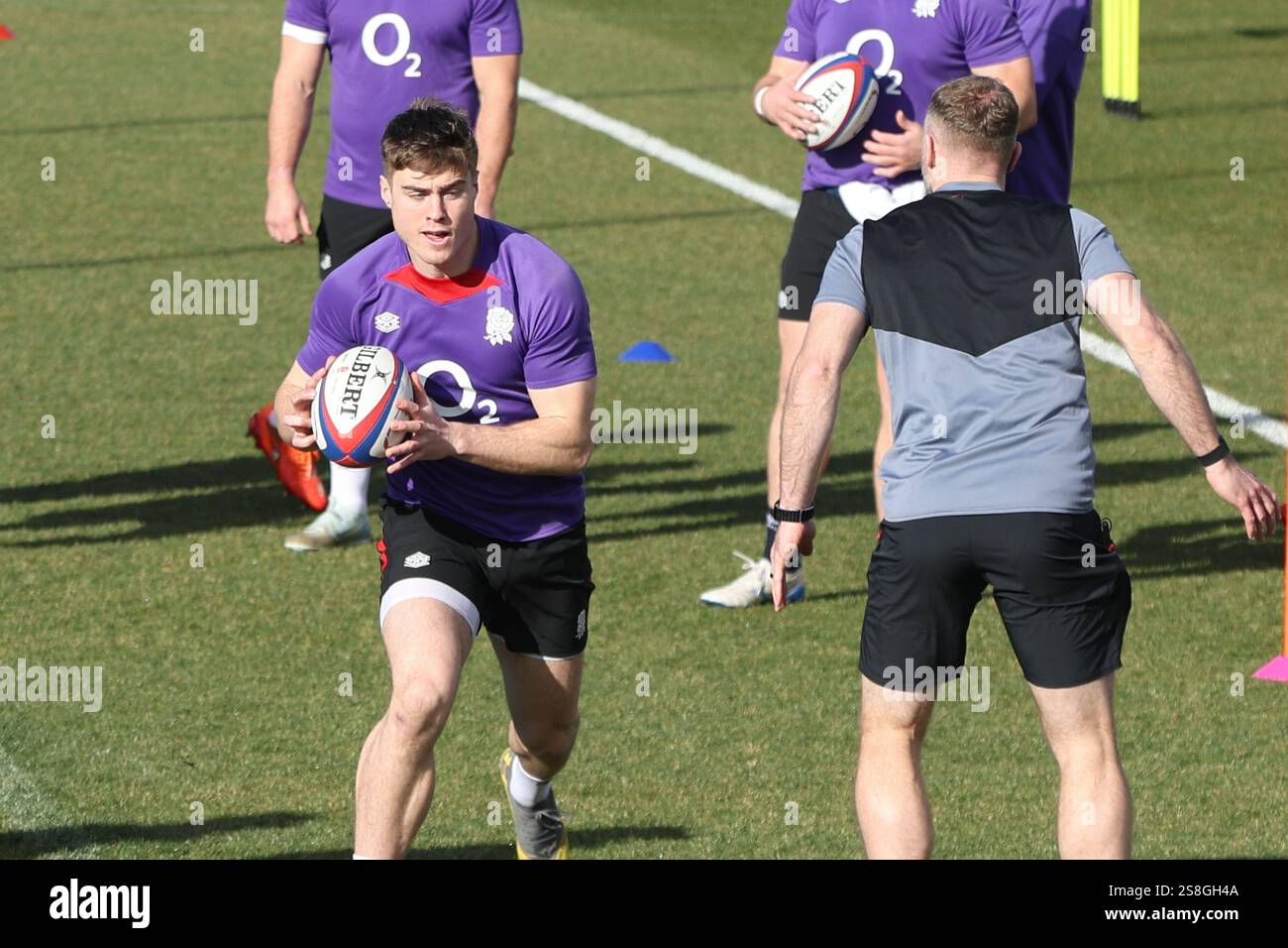 Girona, Spain, 22nd January 2025 - Tommy Freeman practising skills ...