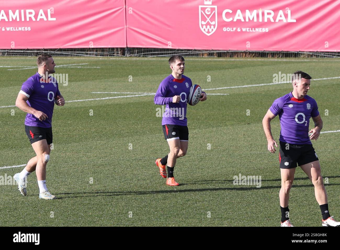 Girona, Spain, 22nd January 2025 - Ben Earl, Harry Randall and George ...