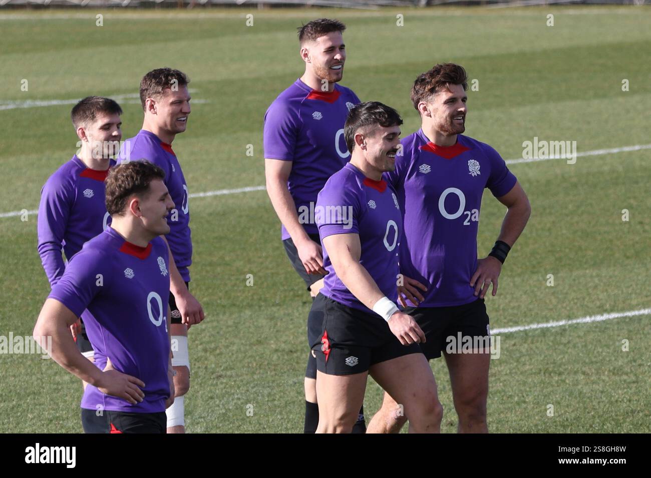 Girona, Spain, 22nd January 2025 - England backs at men's Rugby squad ...
