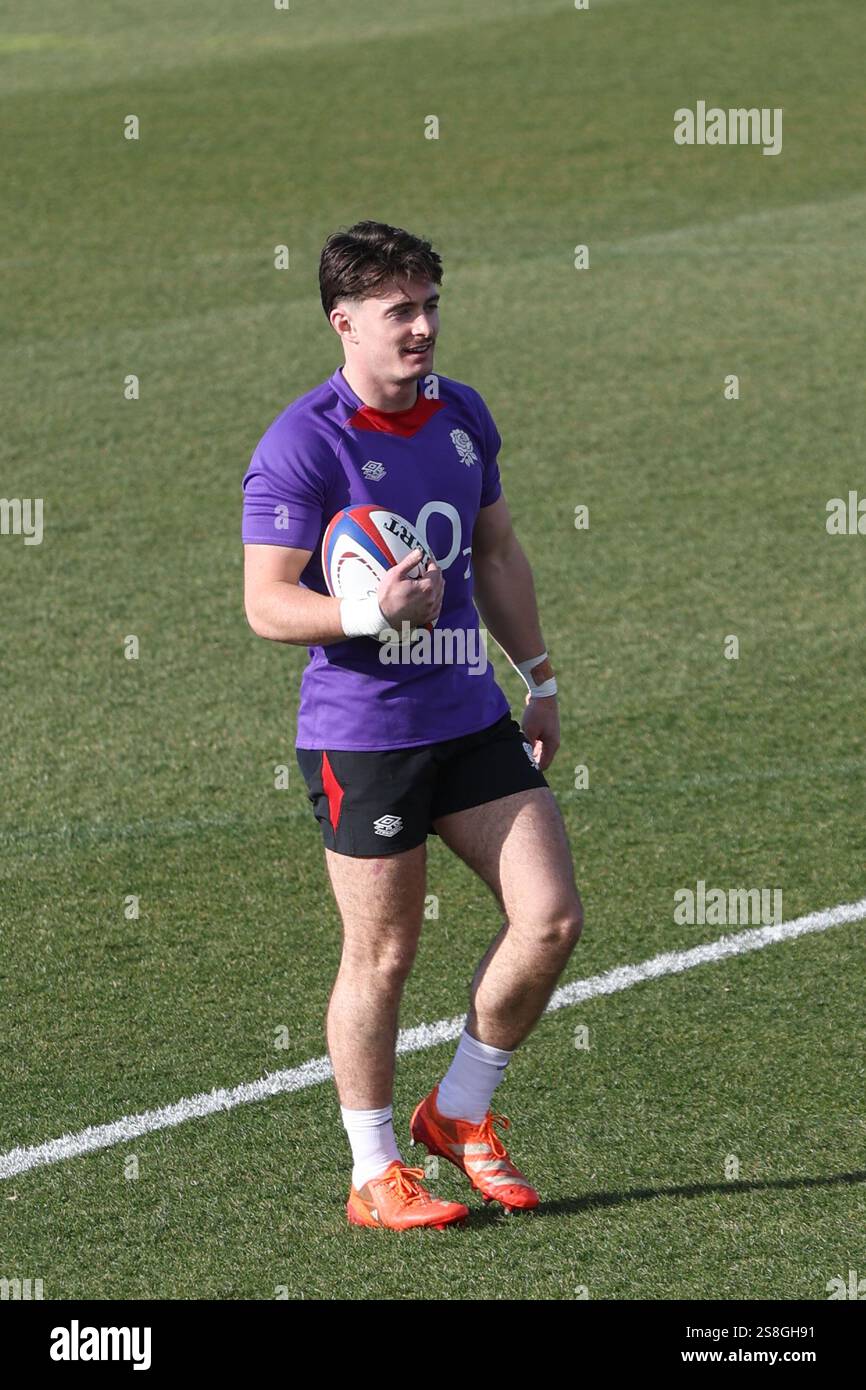 Girona, Spain, 22nd January 2025 - Raffi Quirke at England men's Rugby ...