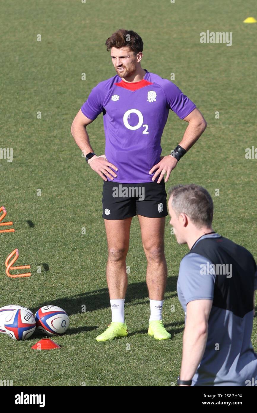 Girona, Spain, 22nd January 2025 - Henry Slade at England men's Rugby ...
