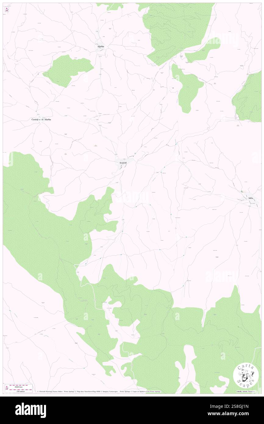 Acered, Provincia de Zaragoza, ES, Spain, Aragon, N 41 10' 14'', S 1 36 ...