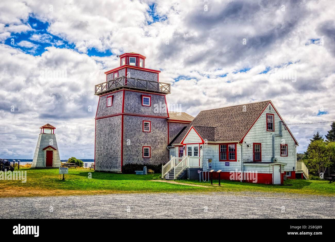 Fort Point Lighthouse and museum is a National Historic Site on the ...