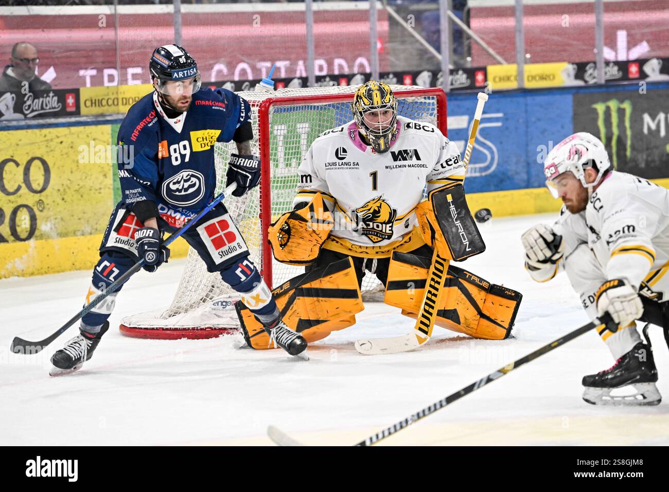 Ambri, Switzerland. 22nd Jan, 2025. 22/01/2025, Ambri, Gottardo Arena ...
