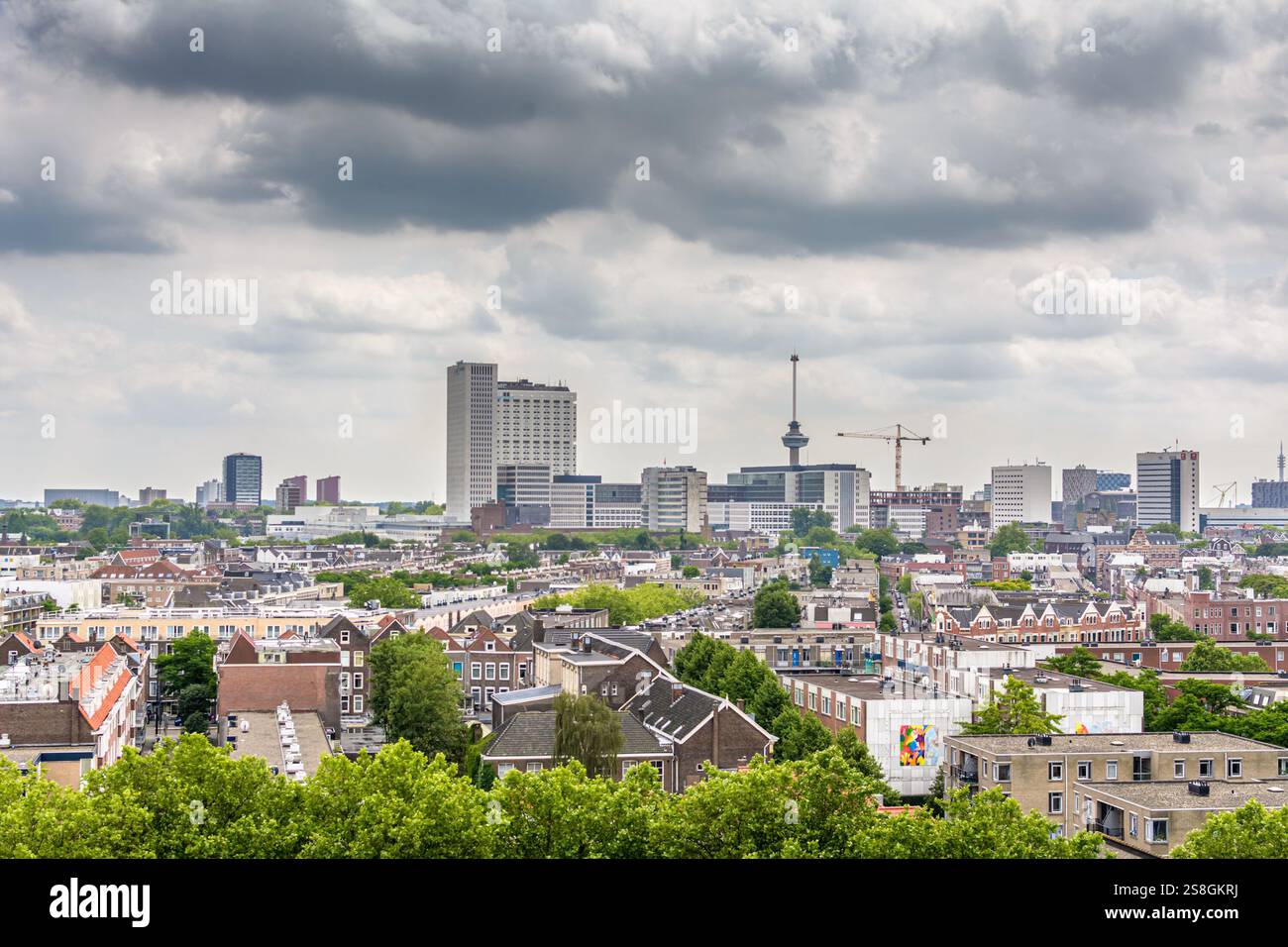 City rotterdam downtown skyline hi-res stock photography and images - Alamy