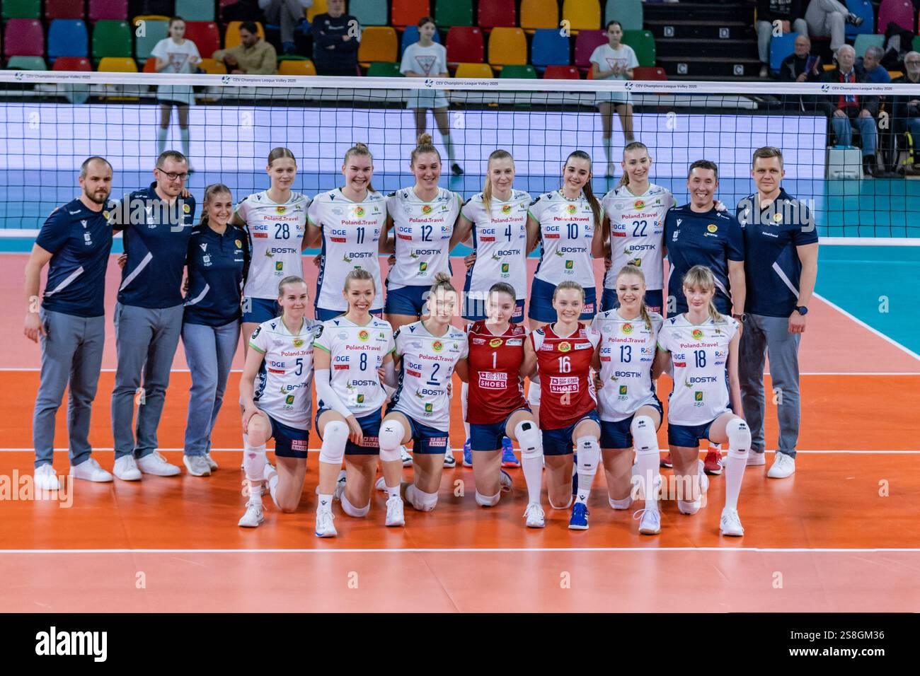Firenze, Italy. 22nd Jan, 2025. Players Of Bks Bostik Zgo Bielsko-Biala ...