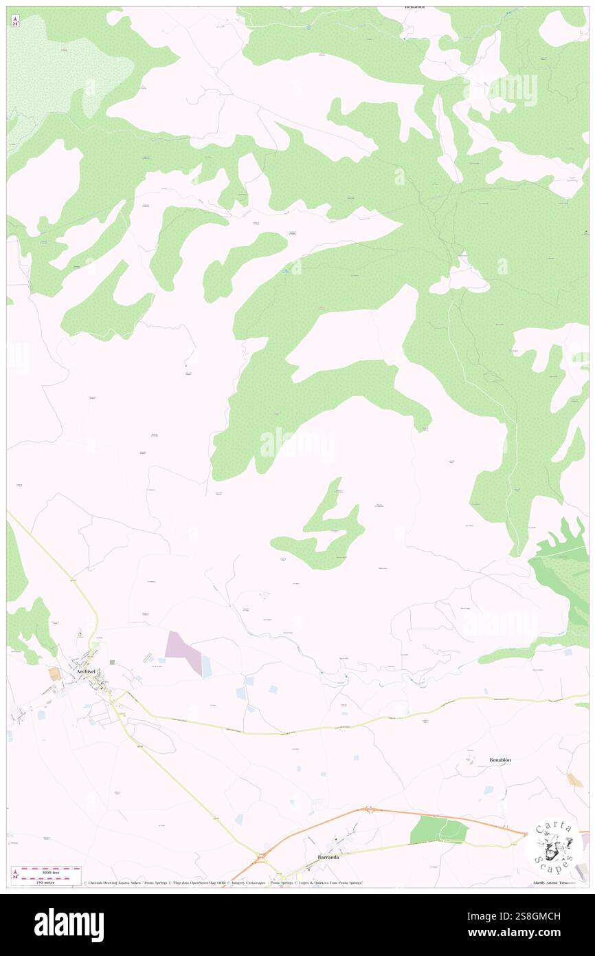 Sierra de Gavilan, Murcia, ES, Spain, Murcia, N 38 6' 11'', S 1 58' 9 ...
