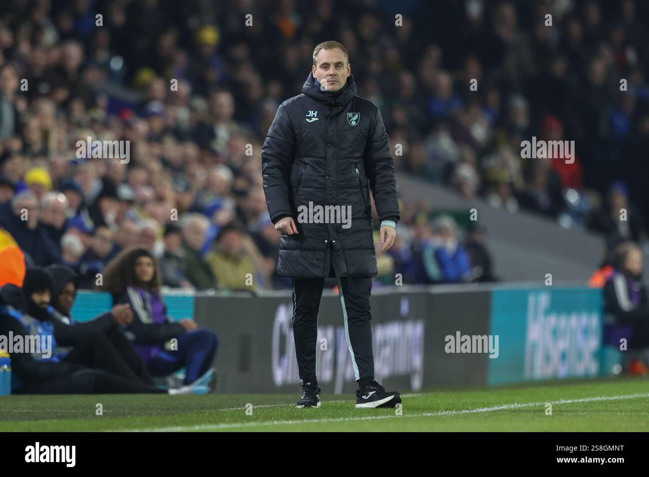 Johannes Hoff Thorup Manager of Norwich City during the Sky Bet ...
