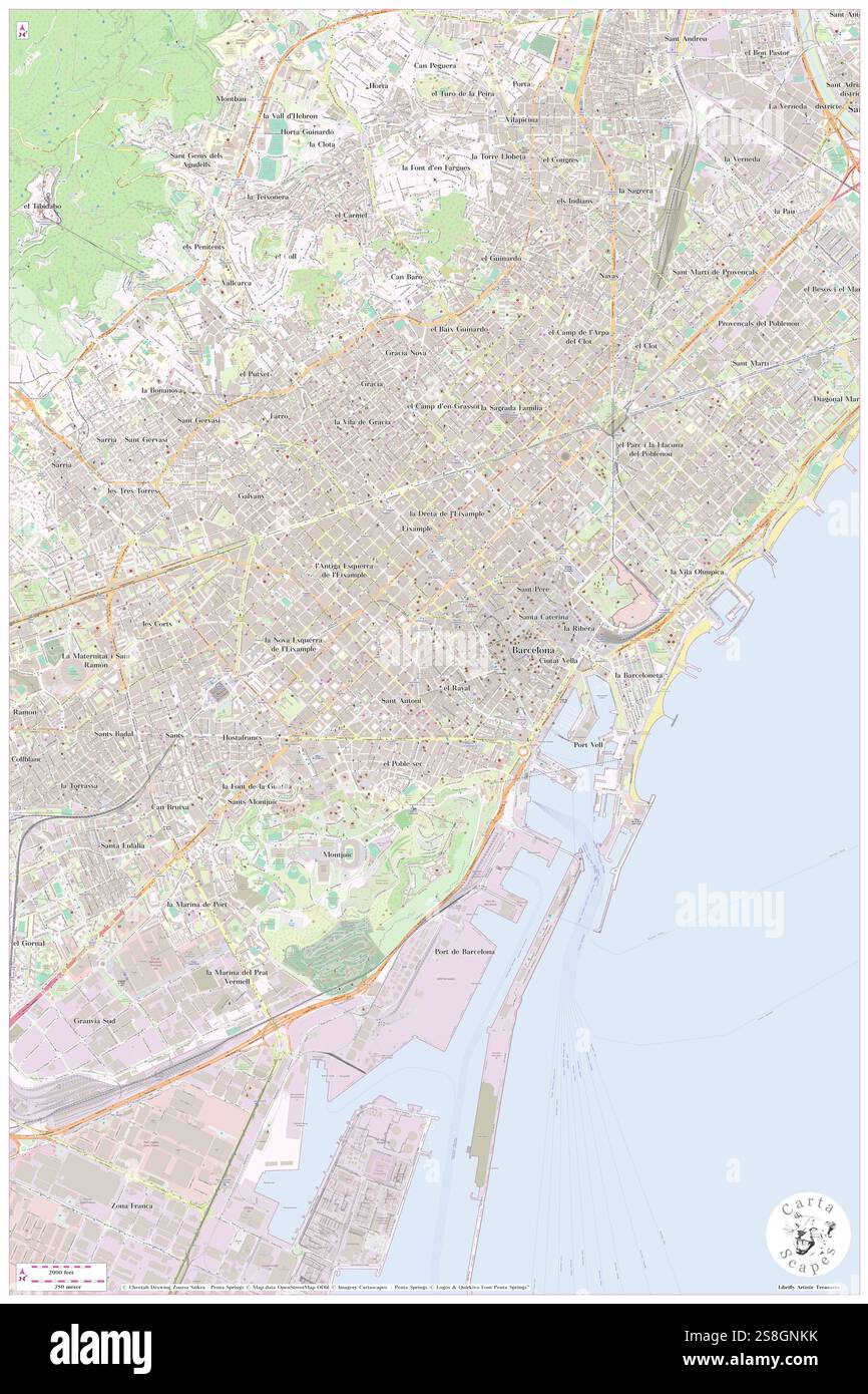 Gat Raval, Província de Barcelona, ES, Spain, Catalonia, N 41 22' 57 ...