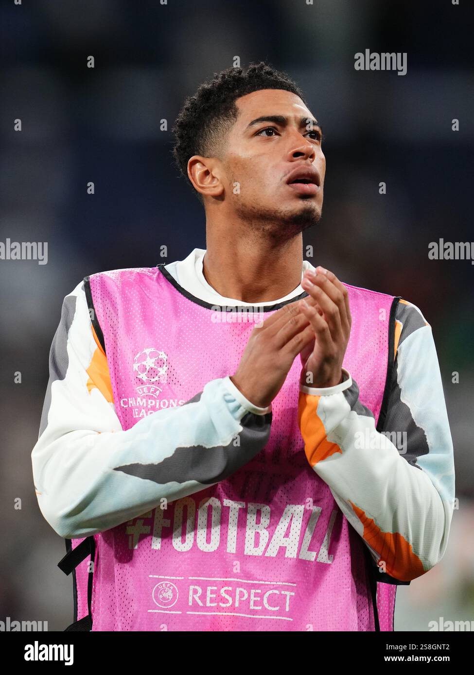 Jude Bellingham of Real Madrid during the UEFA Champions League match ...