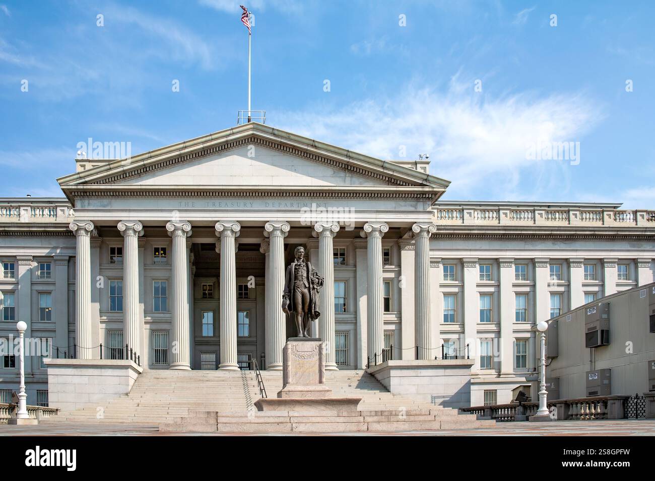 The Treasury Building in Washington, D.C Stock Photo - Alamy