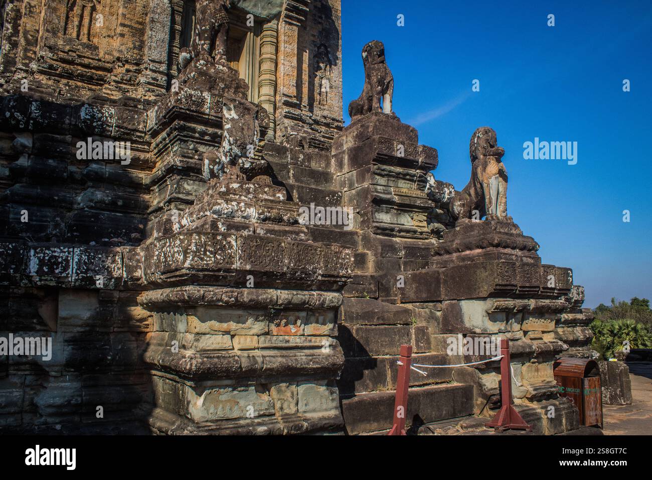 Siem reap, Cambodia, January 21, 2025 Architecture of Pre Rup temple at ...