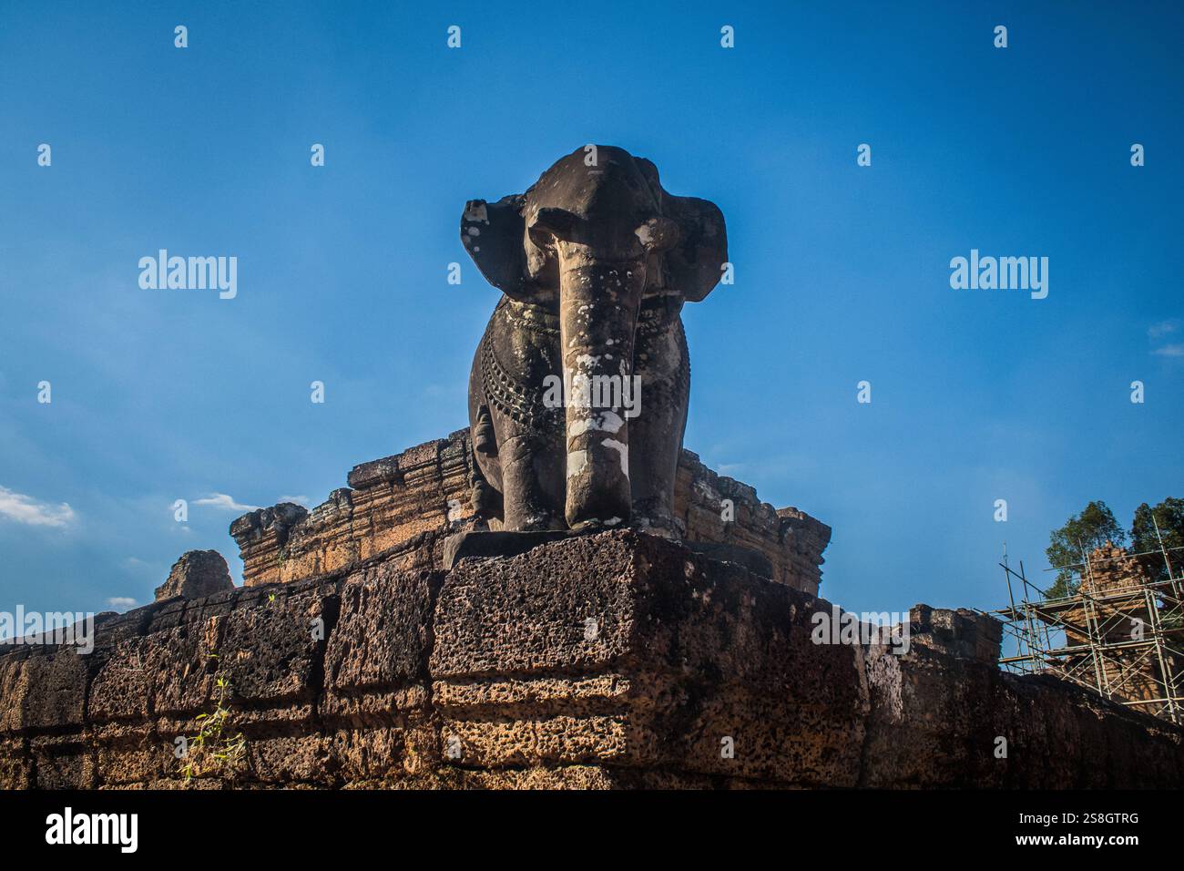 Siem reap, Cambodia, January 21, 2025 Architecture of Pre Rup temple at ...