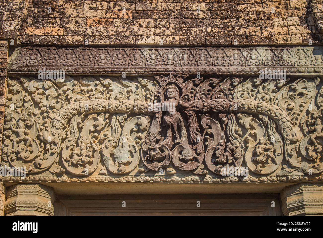 Siem reap, Cambodia, January 21, 2025 Architecture of Pre Rup temple at ...