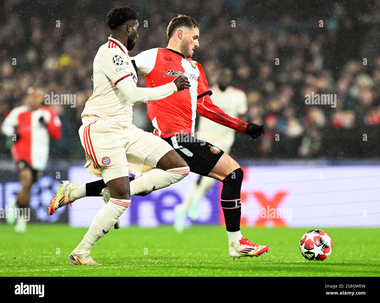 Rotterdam, Netherlands. 22nd Jan, 2025. Soccer: Champions League ...