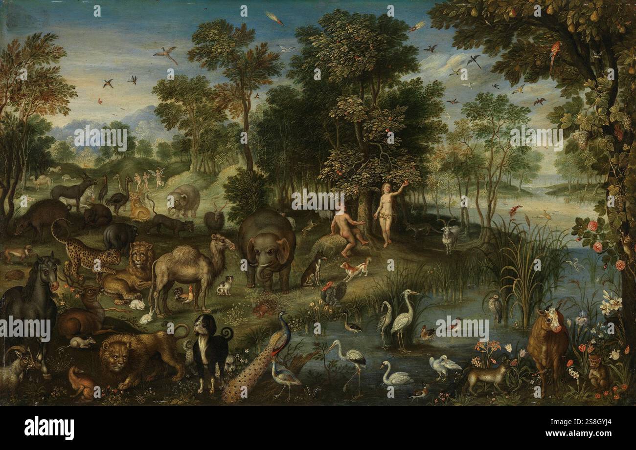 Circle of Jacob Savery (I) - Paradise with the fall of man ...