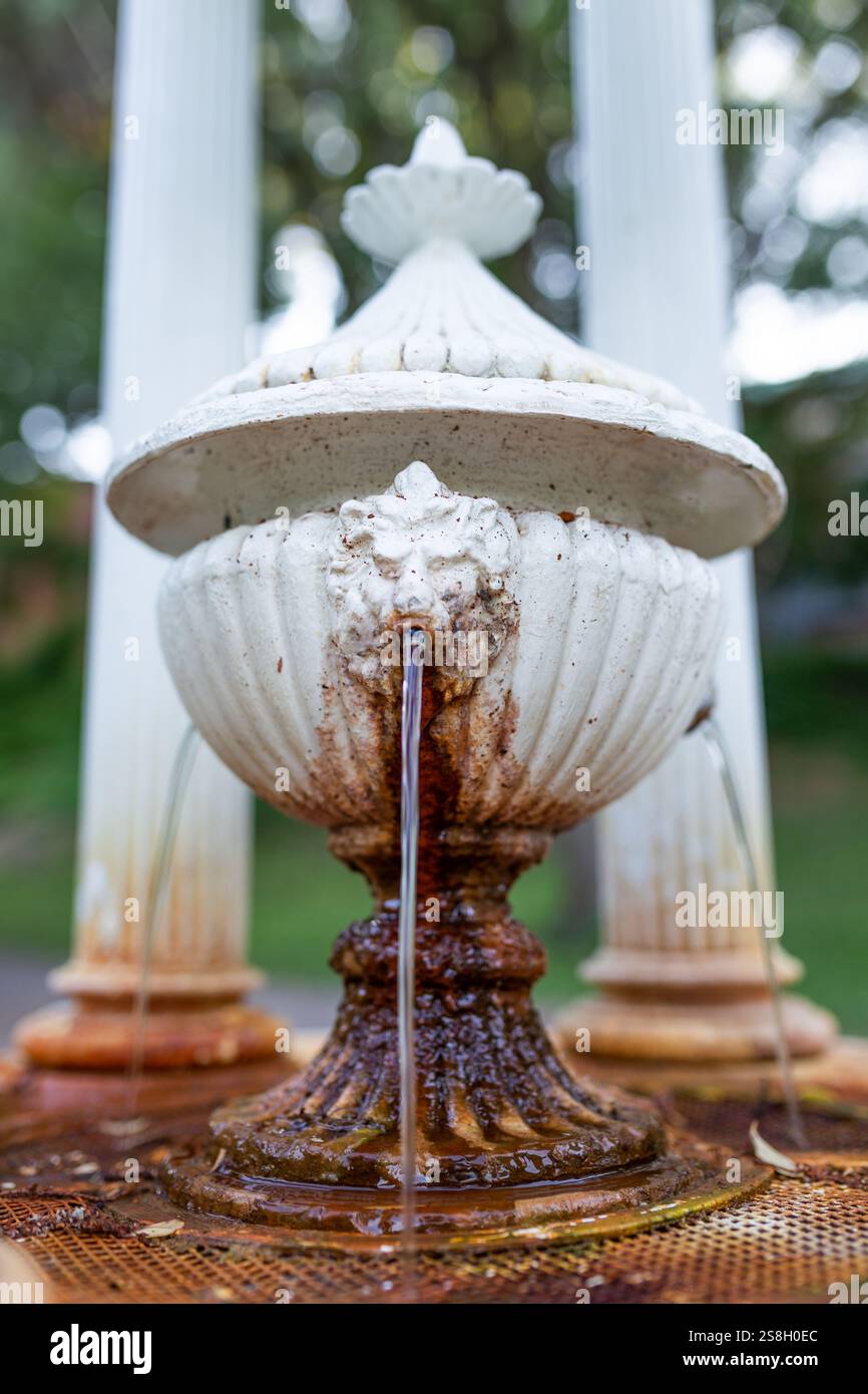 Deer Park Spring Historic Mineral Water Fountain Congress Park Saratoga ...