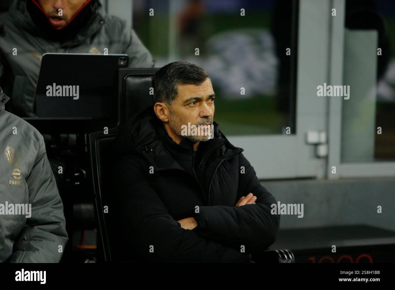 Milan, Italy. 22nd Jan, 2025. Sergio Conceiçao manager of AC Milan ...