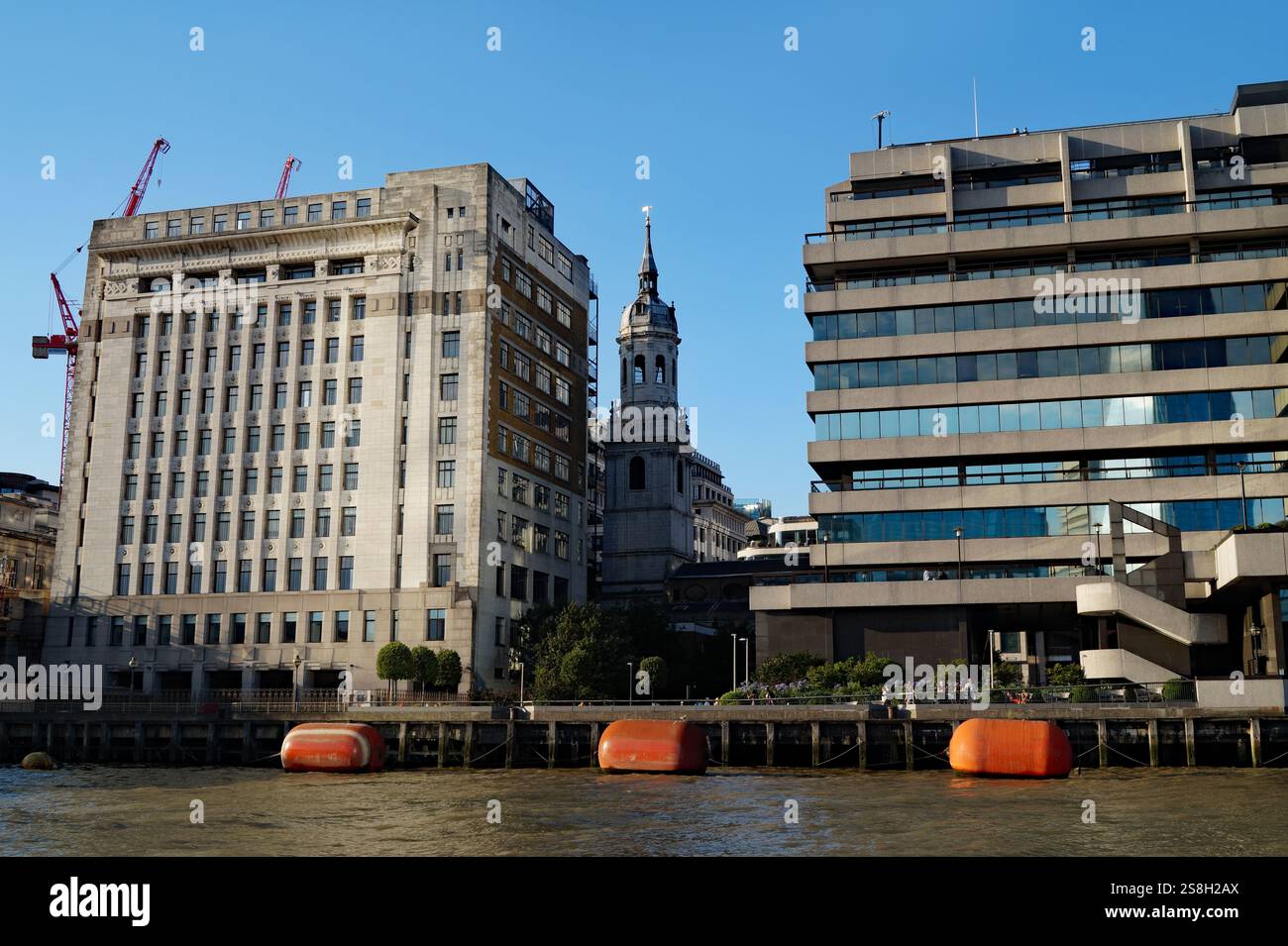 beautiful historic and modern European architecture of London with its ...