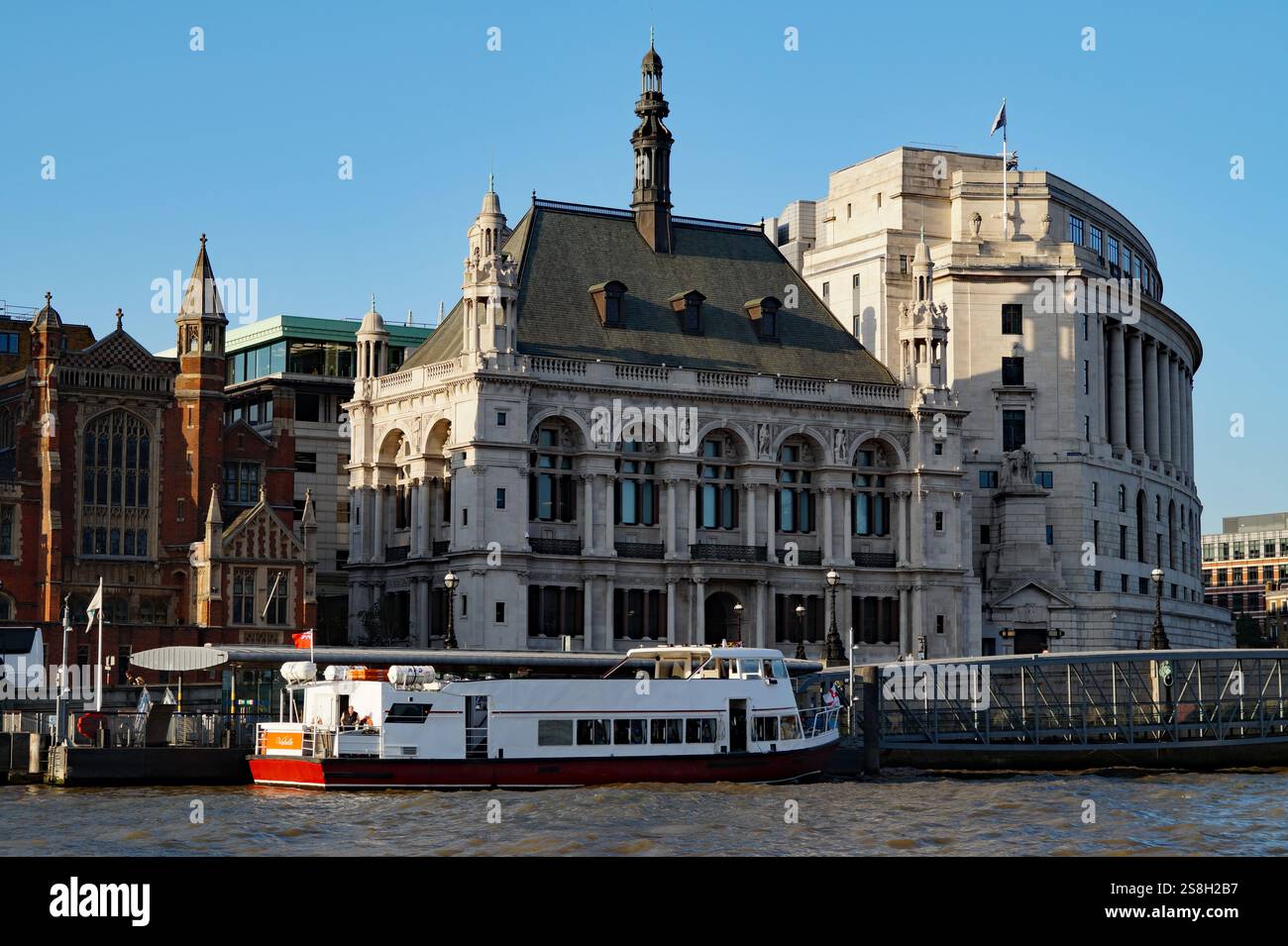 beautiful historic and modern European architecture of London with its ...