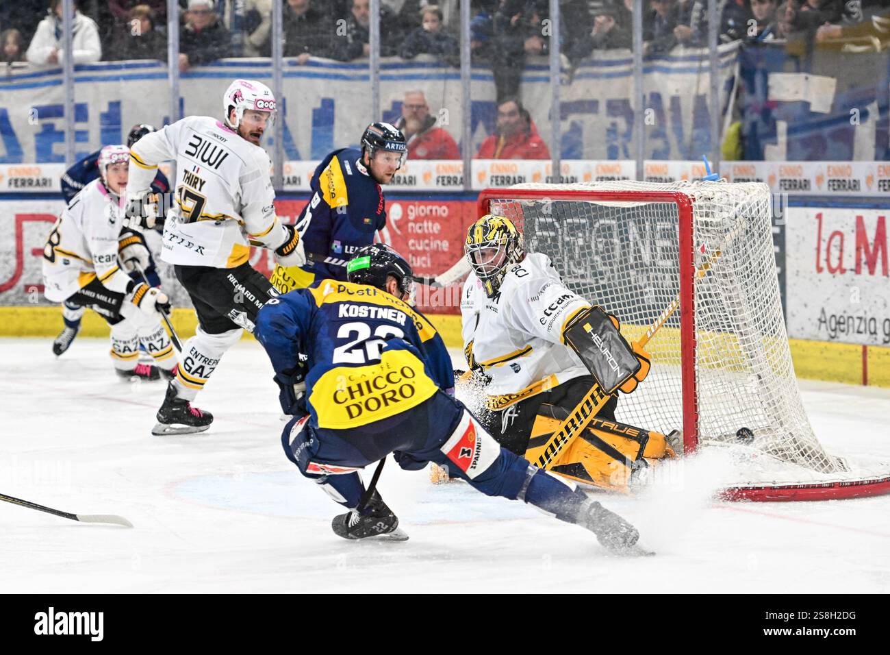 Ambri, Switzerland. 22nd Jan, 2025. 22/01/2025, Ambri, Gottardo Arena ...