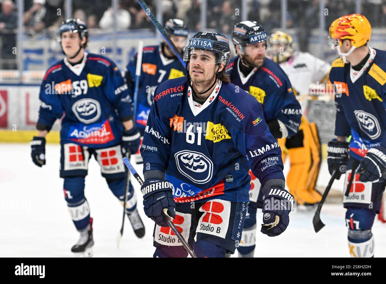 22/01/2025, Ambri, Gottardo Arena, NL: HC Ambri-Piotta - HC Ajoie, #61 ...