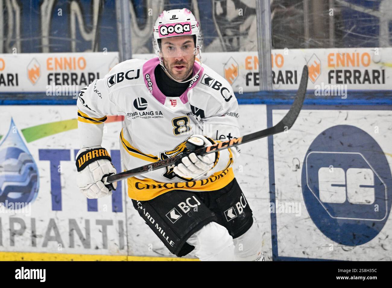 22/01/2025, Ambri, Gottardo Arena, NL: HC Ambri-Piotta - HC Ajoie, #8 ...