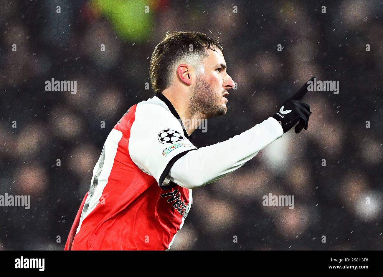 Rotterdam, Netherlands. 22nd Jan, 2025. Soccer: Champions League ...