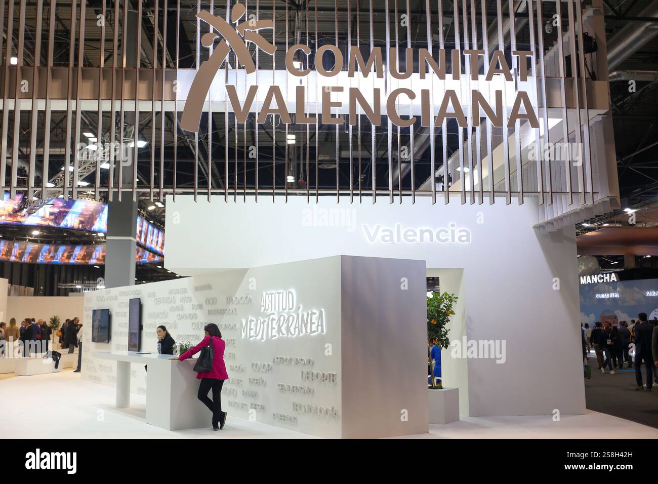 Madrid, Spain, 22th January, 2025: View of the Valencian Community ...