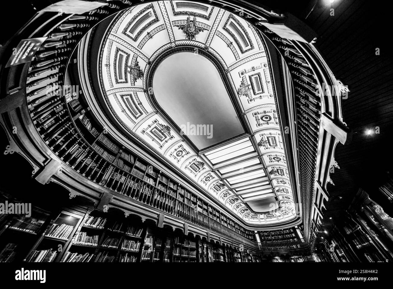 Wooden library in the Mining Palace, Faculty of Engineering, UNAM ...