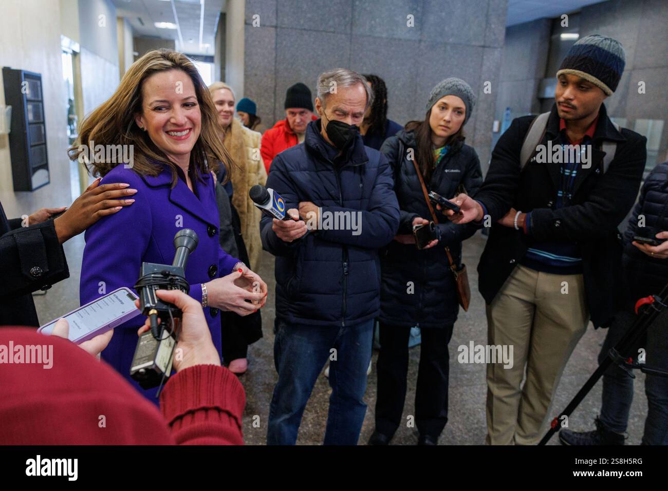 Lansing, Michigan, USA. 22nd Jan, 2025. Democratic Michigan Secretary ...