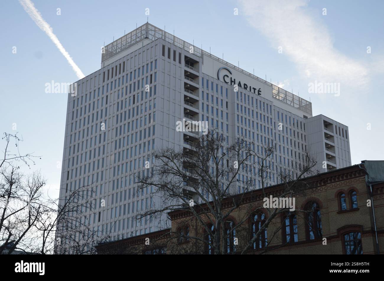 Berlin, Germany - January 9, 2024 - Charité hospital tower. (Photo by ...