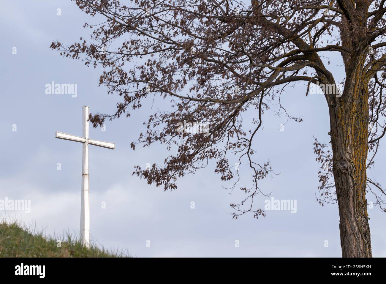 The Homeland cross was erected in 1993 in place of the old wooden cross ...