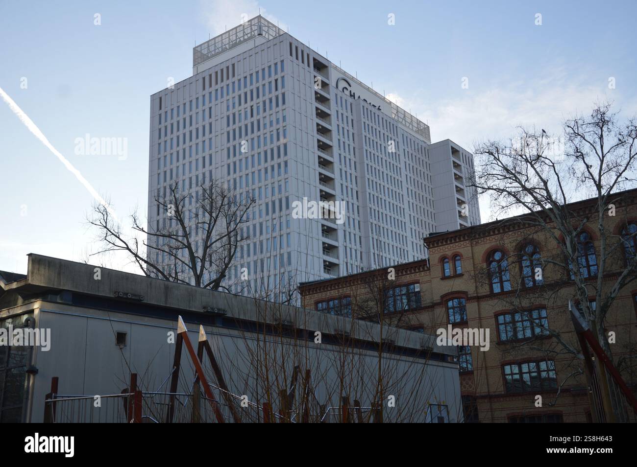 Berlin, Germany - January 9, 2024 - Charité hospital tower. (Photo by ...
