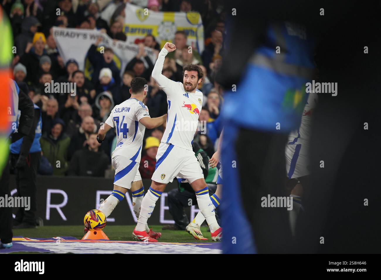 Daniel James (Leeds United) scores his team's second goal during the ...
