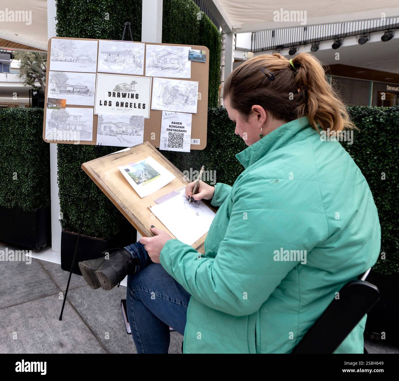 Los Angeles, California, USA. 22nd Jan, 2025. Working from a Google ...