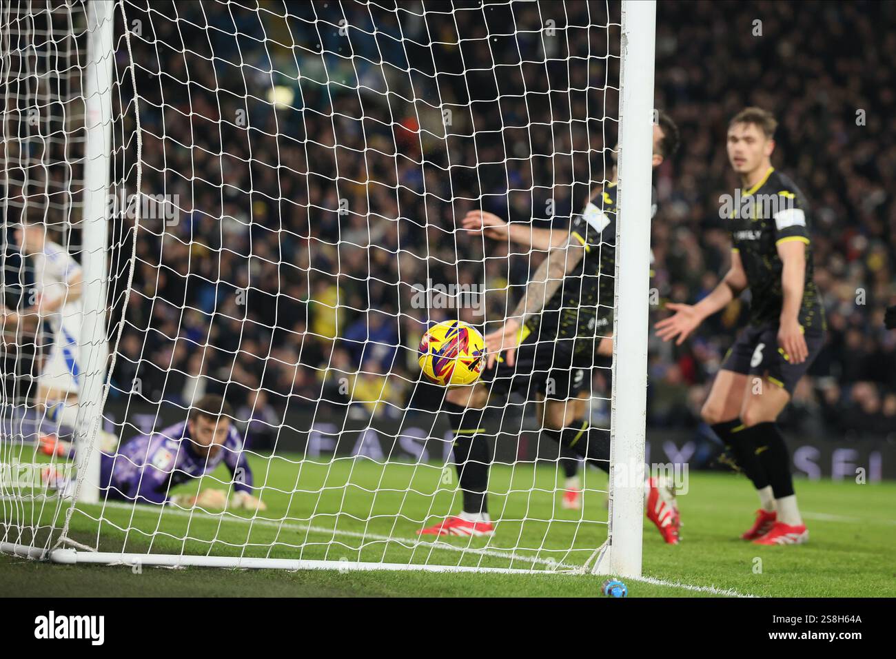 Daniel James (Leeds United) scores his team's second goal during the ...