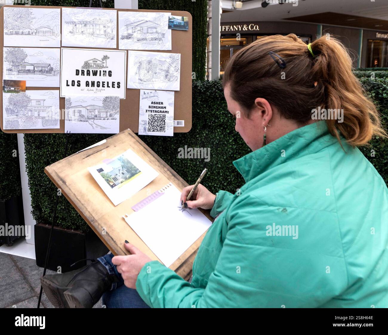 January 22, 2025 - Los Angeles, California, USA - Working from a Google ...