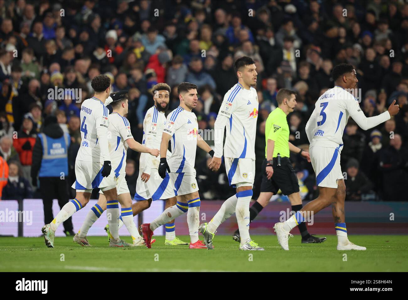 Daniel James (Leeds United) scores his team's second goal during the ...