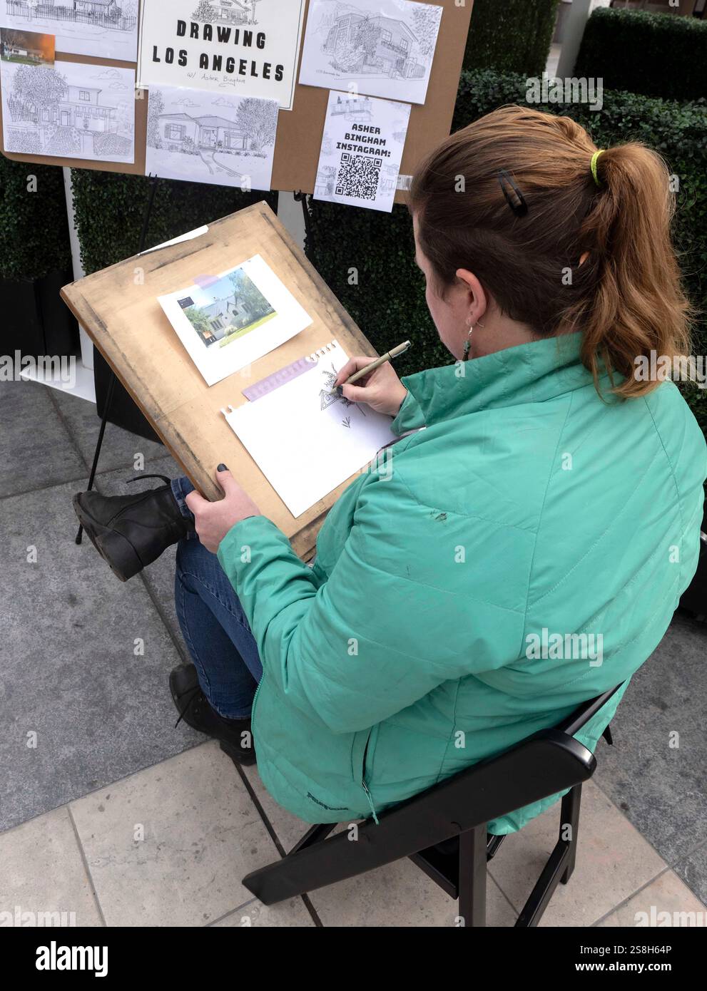 Los Angeles, California, USA. 22nd Jan, 2025. Working from a Google ...