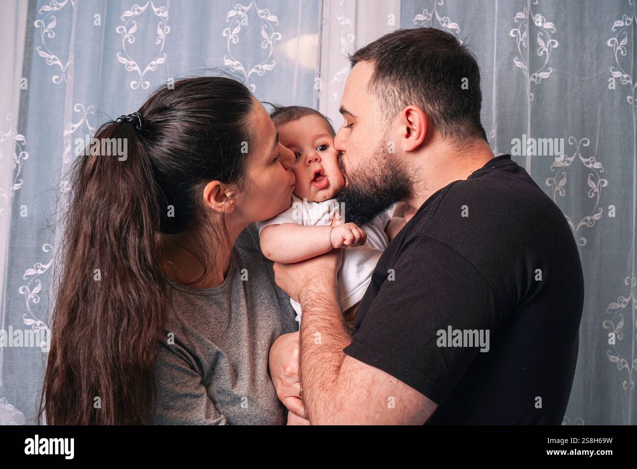 The beige background provides a neutral tone that highlights the ...