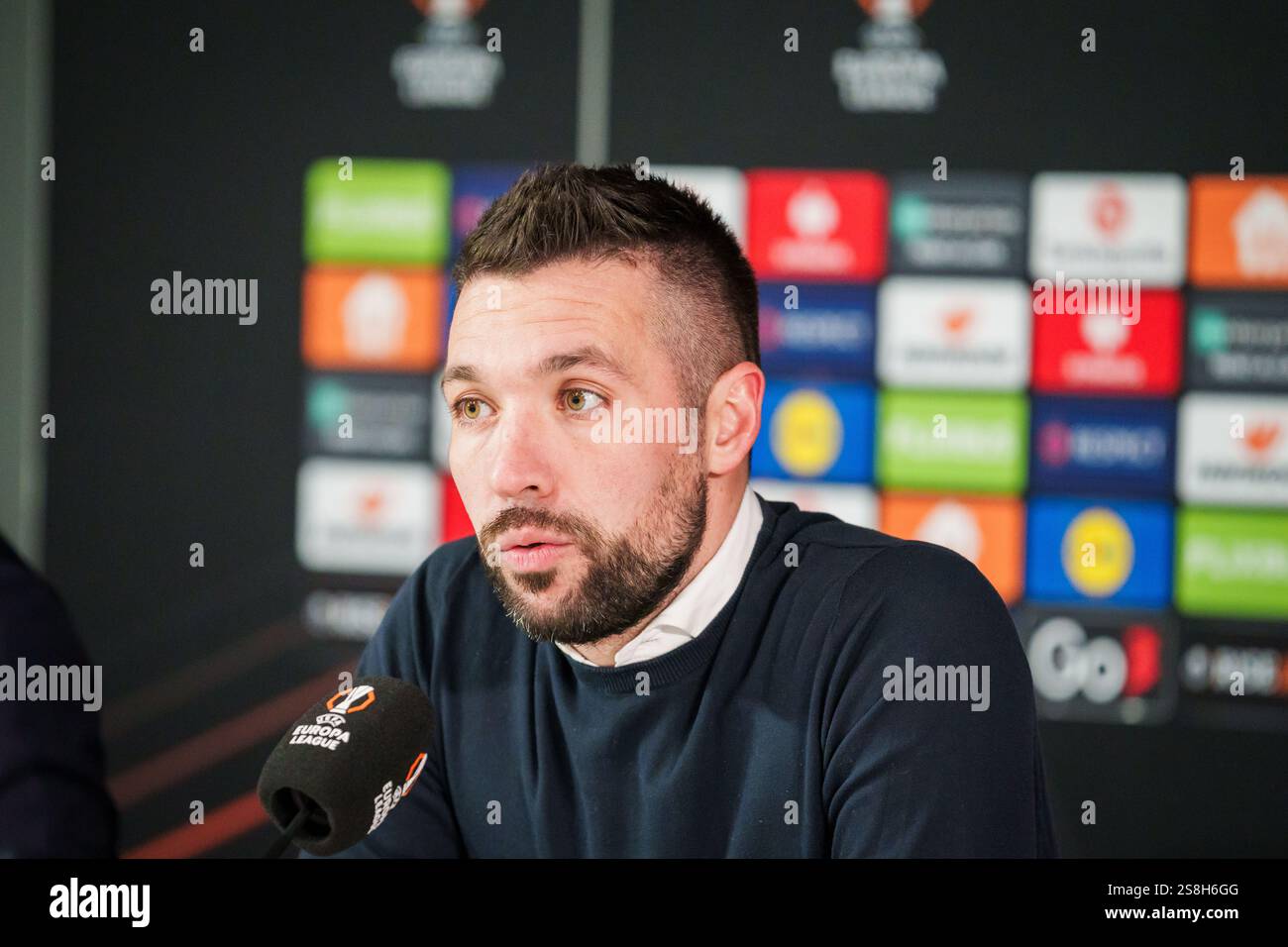 RIGA, Latvia. 22nd Jan, 2025. RIGA, LATVIA. Press conference of team ...