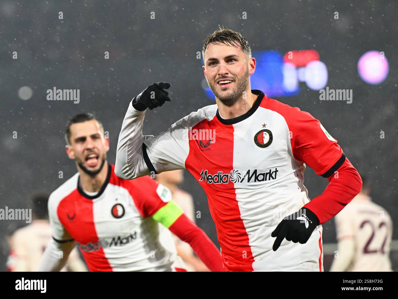 Rotterdam, Netherlands. 22nd Jan, 2025. Soccer: Champions League ...