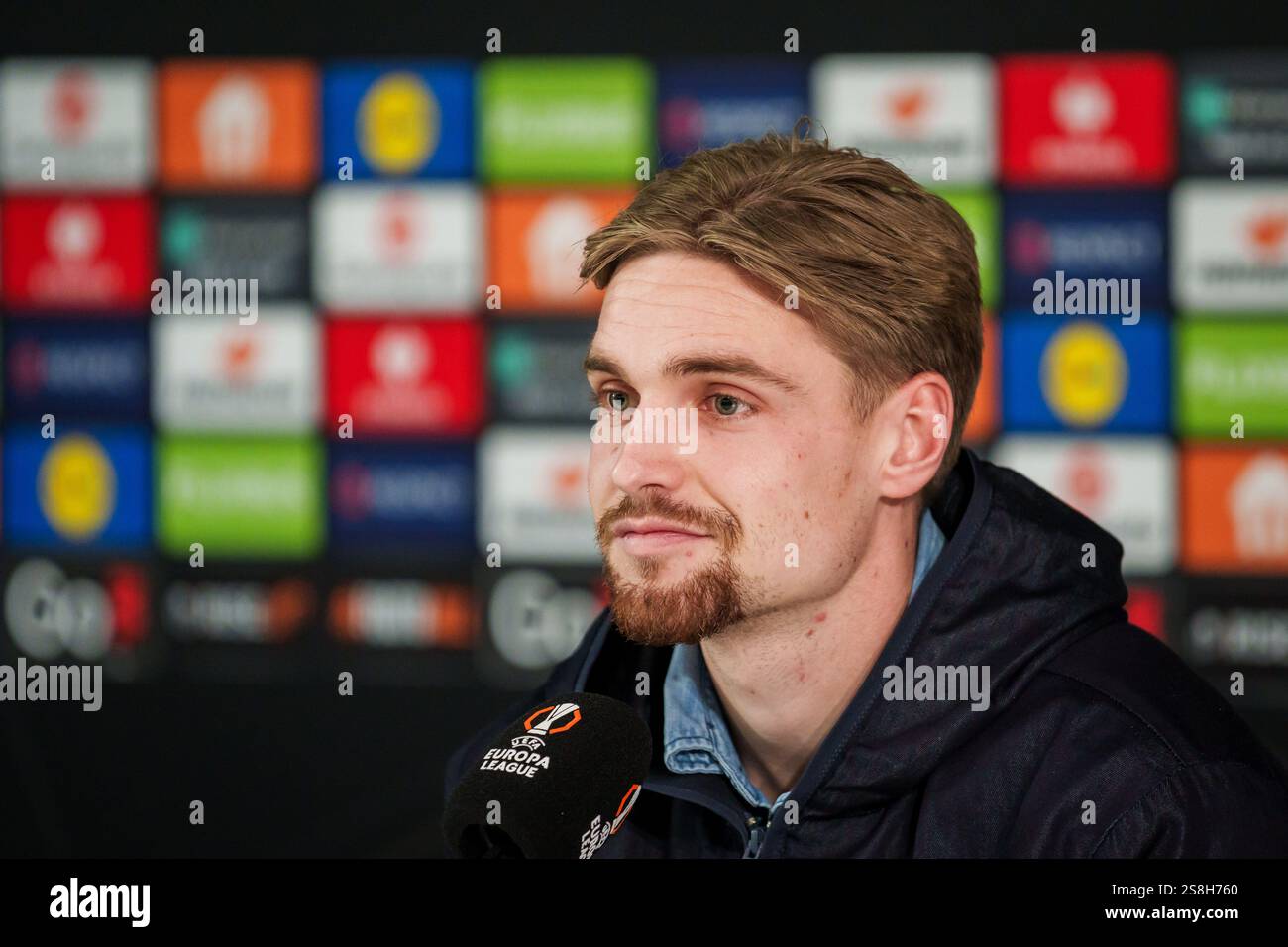 RIGA, Latvia. 22nd Jan, 2025. RIGA, LATVIA. Press conference of team ...