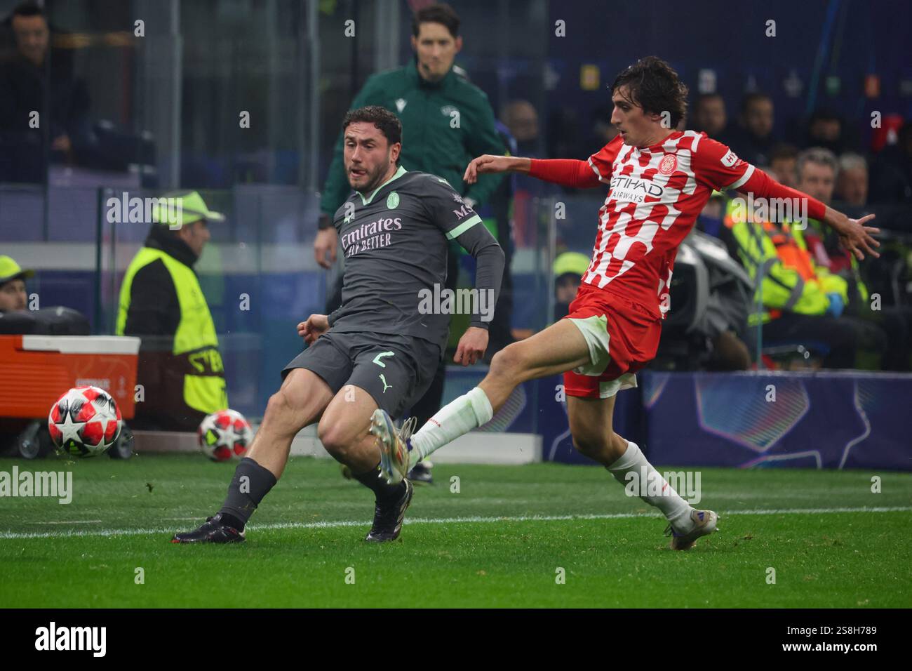 Milan, Italy. 22nd Jan, 2025. Champions League, Day 7, Giuseppe Meazza ...