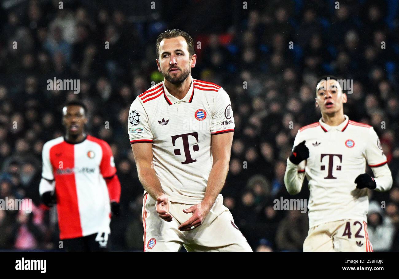 22 January 2025, Netherlands, Rotterdam: Soccer: Champions League ...