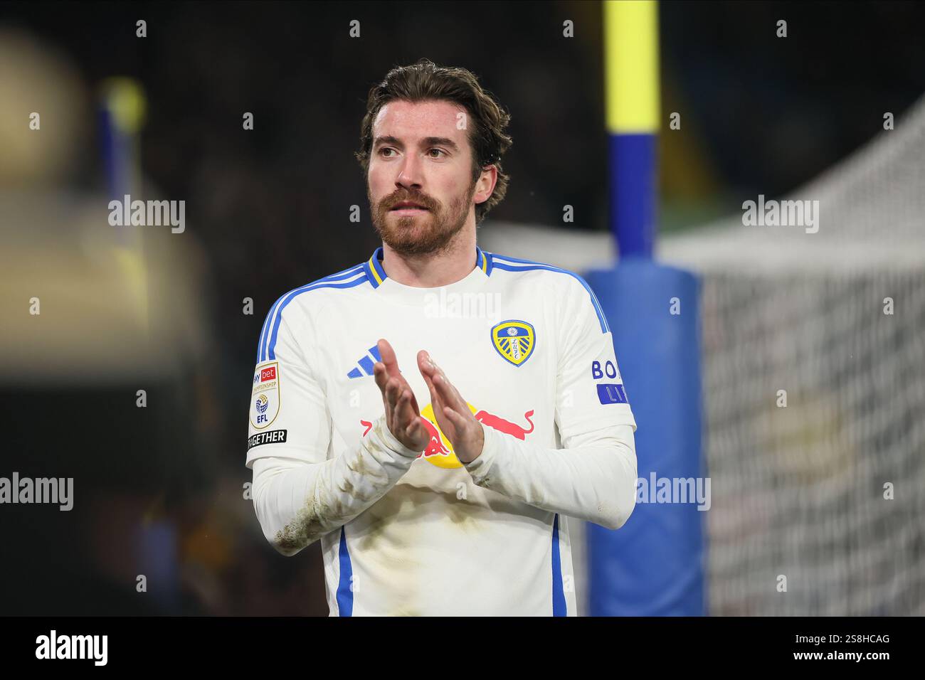 Joe Rothwell (Leeds United) applauds the crowd during the Sky Bet ...