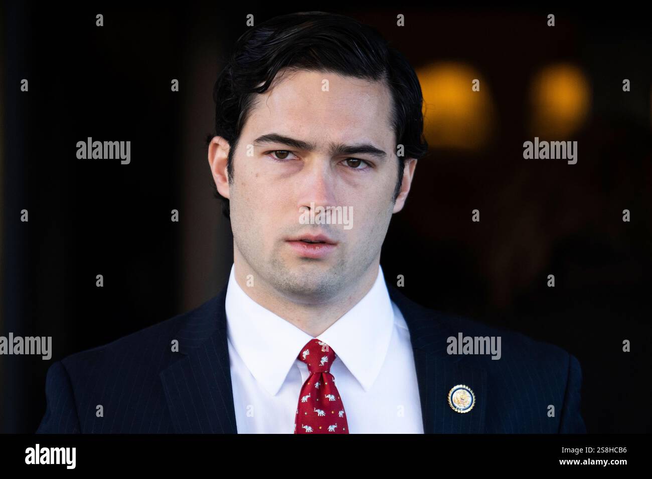 UNITED STATES - JANUARY 22: Rep. Brandon Gill, R-Texas, leaves a ...