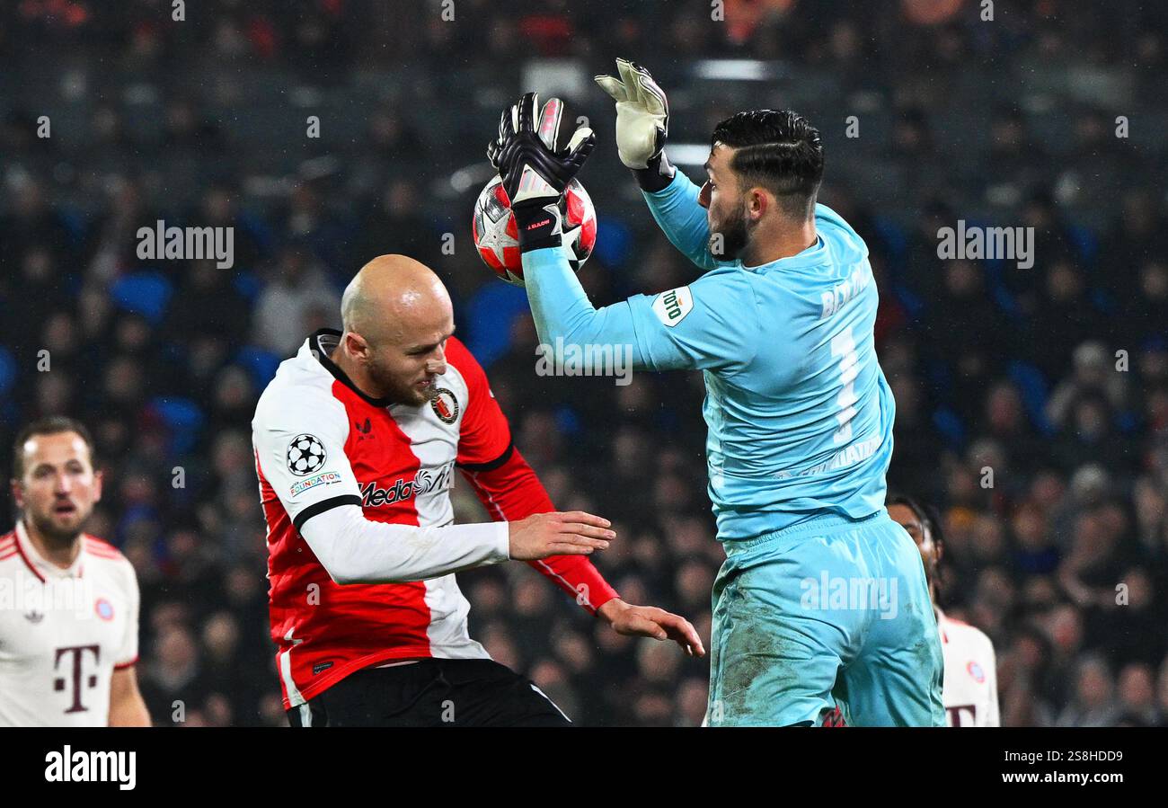 Rotterdam, Netherlands. 22nd Jan, 2025. Soccer: Champions League ...