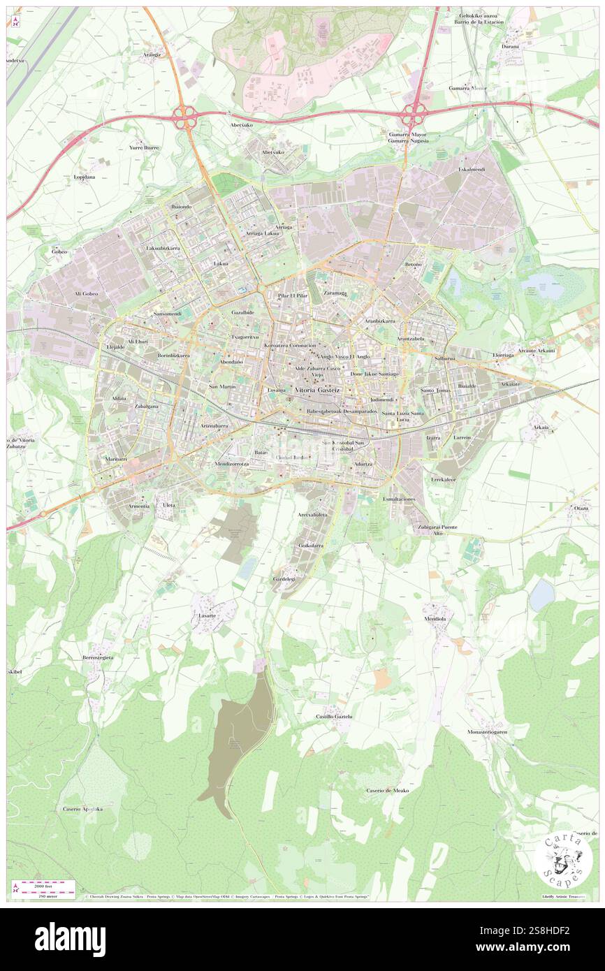 Libertad Garden, Araba / Álava, ES, Spain, Basque Country, N 42 50' 18 ...